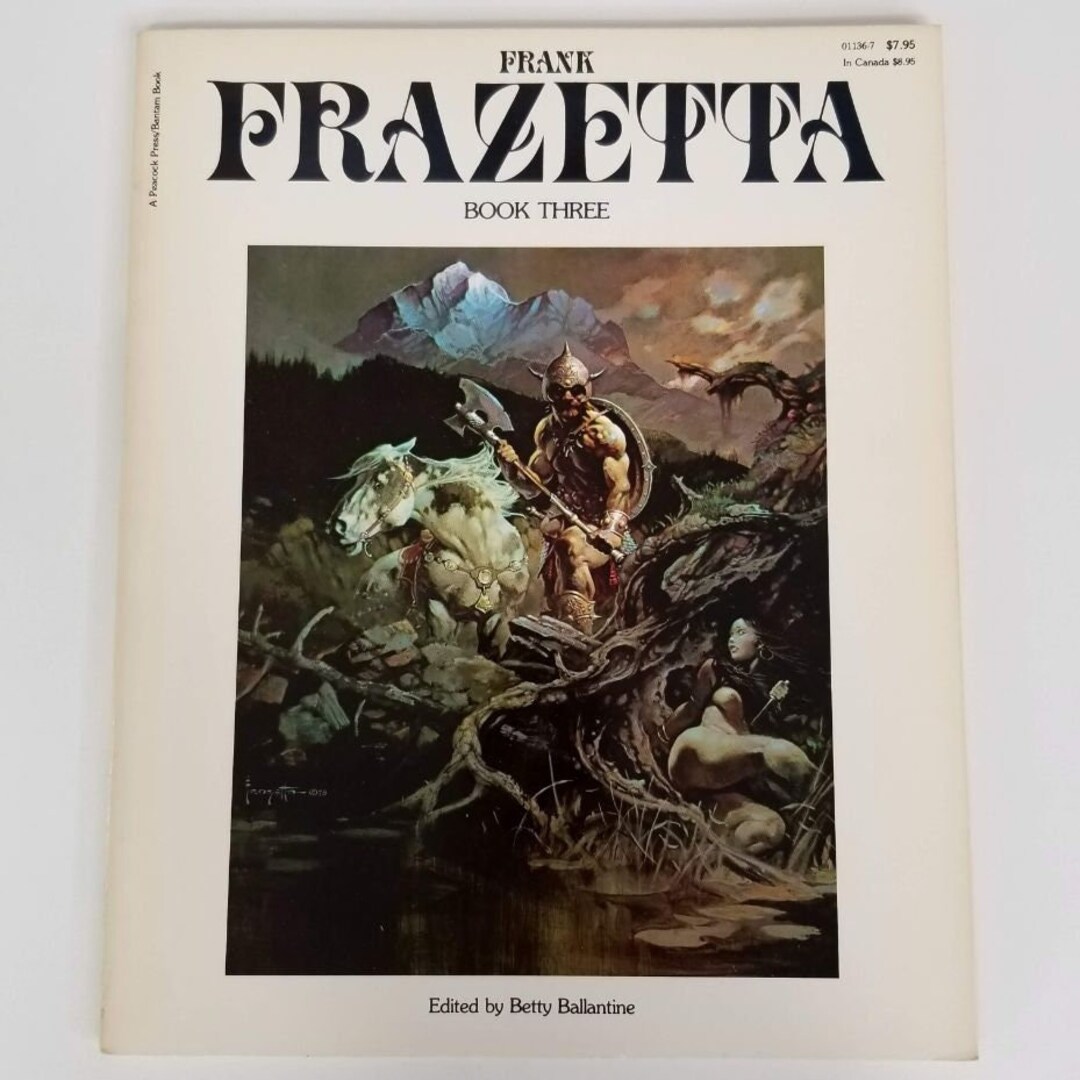 Frank Frazetta Book 3 Three Poster Art Softcover Book 1978 - Etsy