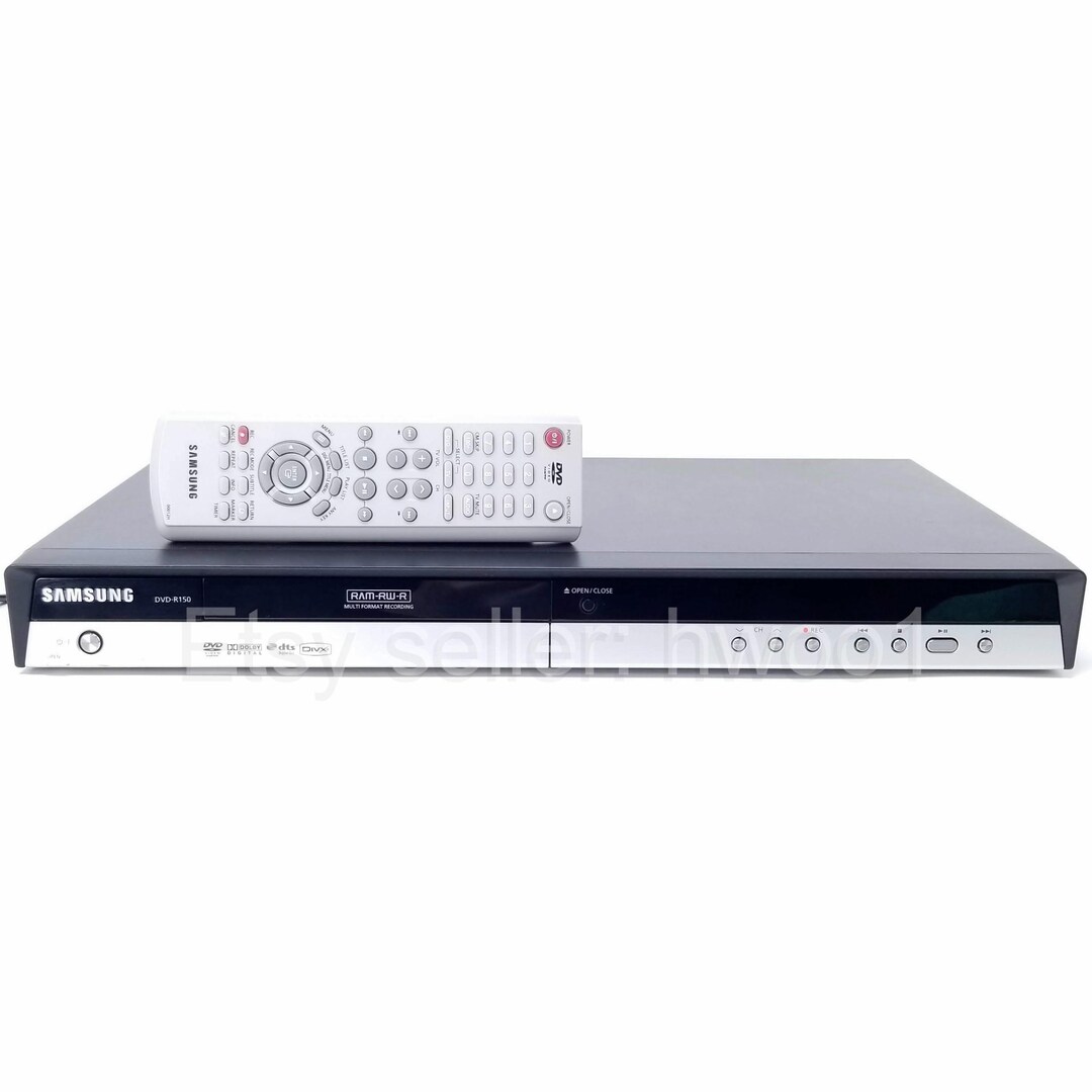 Samsung DVD-R150 DVD Recorder W/ Remote, AV Cables, Clean & Tested ...