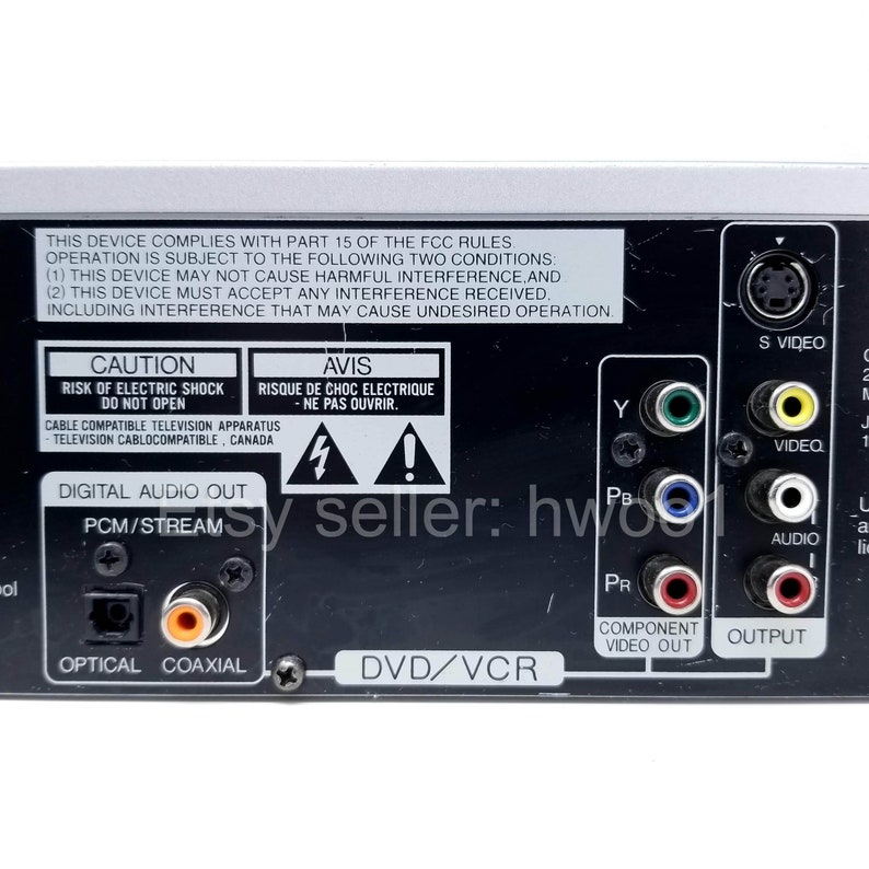 JVC Dvd VCR Combo HR-XVC37U W/ Remote, Tested, Lens & Video Heads ...