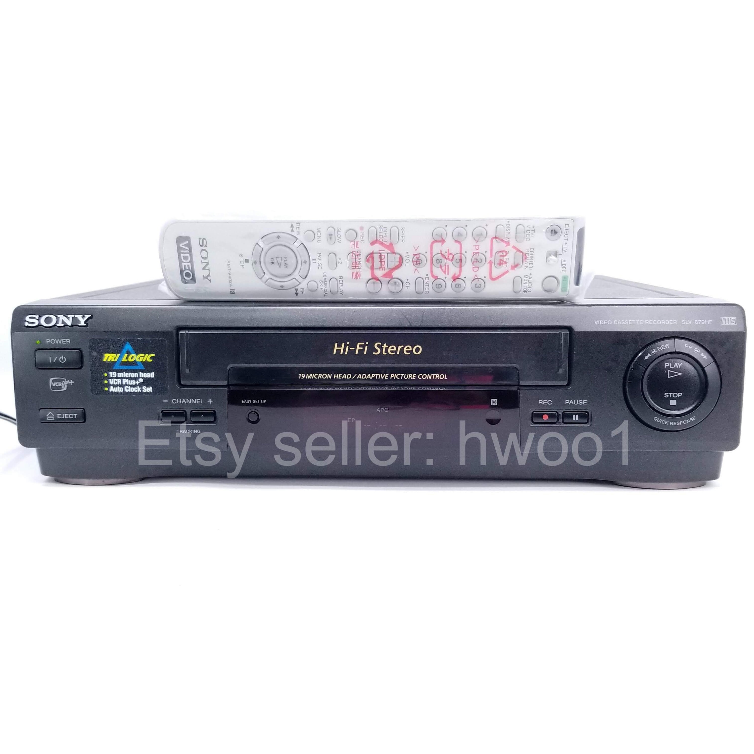 Sony VCR SLV-679HF W/ Remote, Tape, AV Cables, Tested, heads Cleaned ...