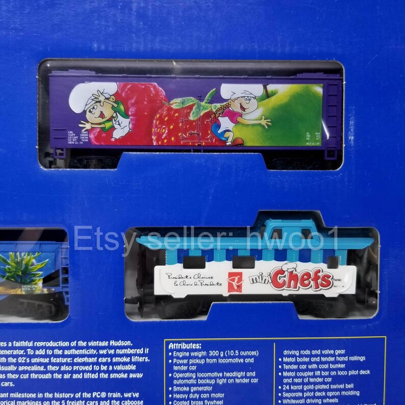 Lot 2 President's Choice Train Railway Sets: Mini Chefs Express + Big ...