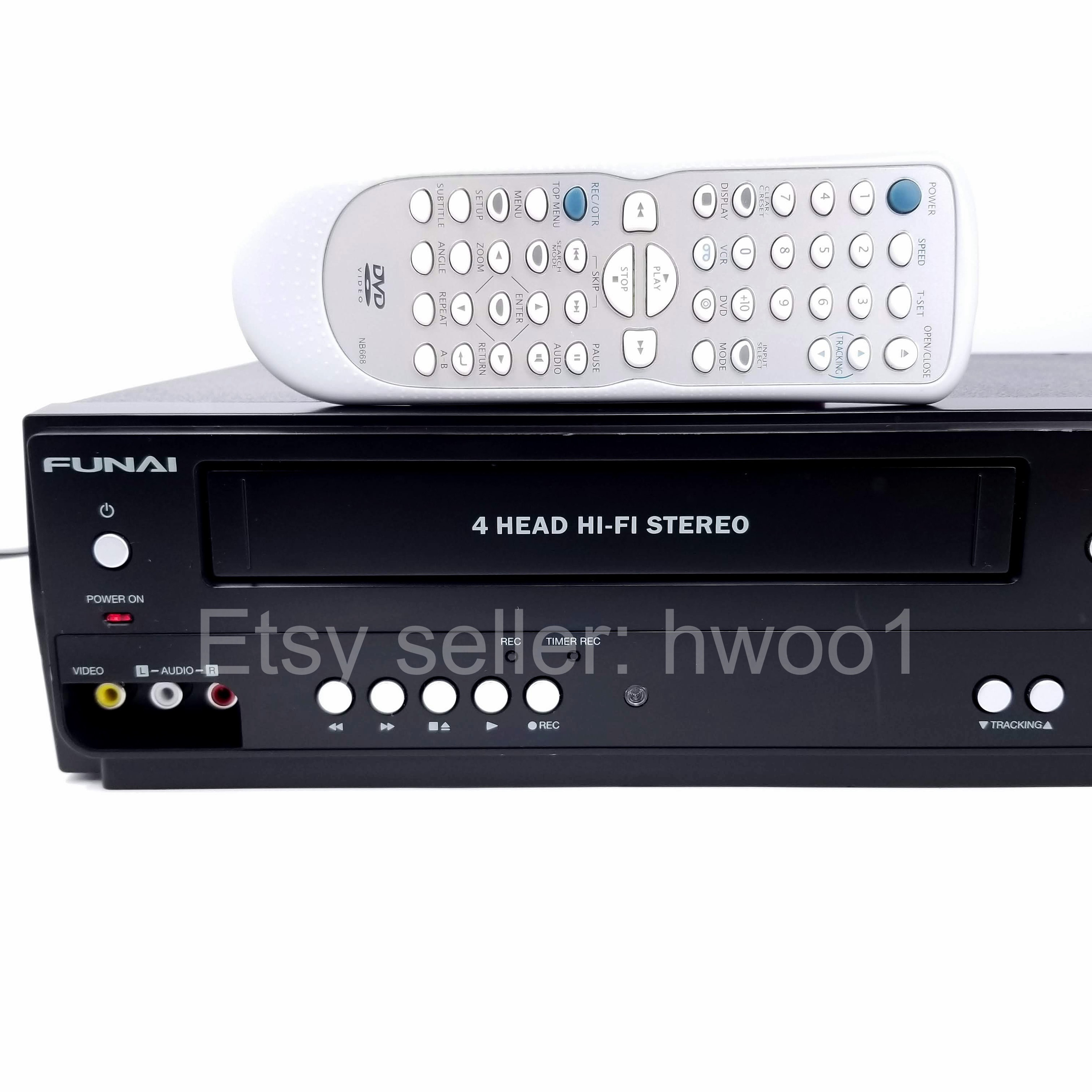 Funai Dvd Vcr Rear View
