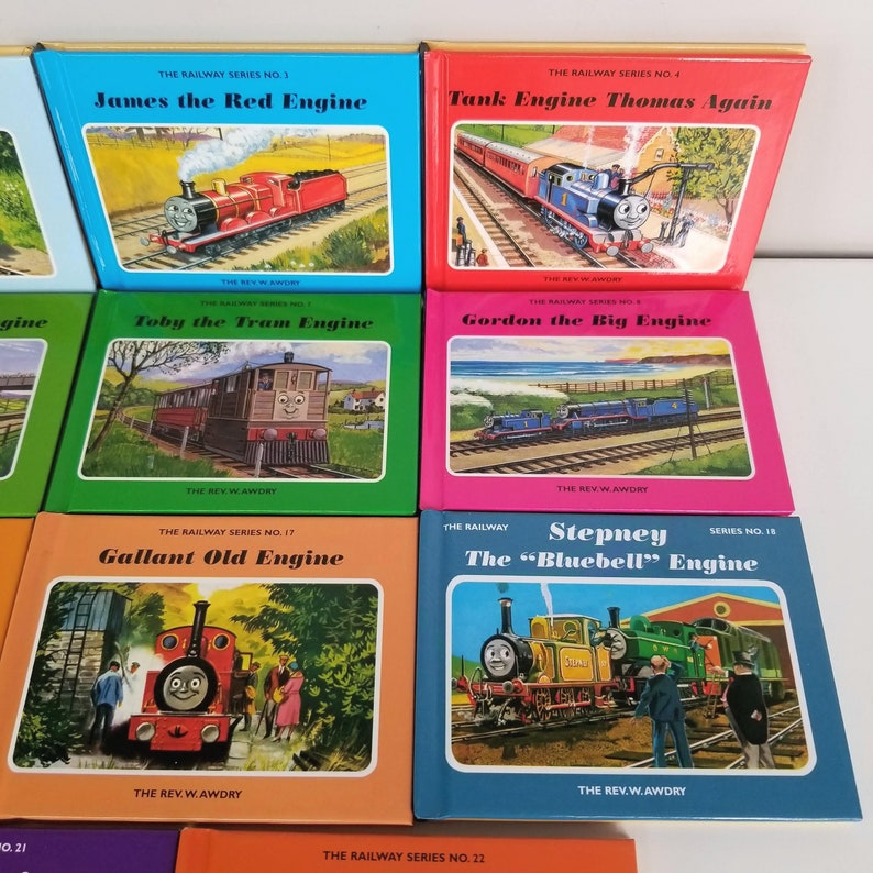 Thomas the Train RAILWAY SERIES Book Lot: Vol 1-8, 10, 11, 17, 18, 20 ...