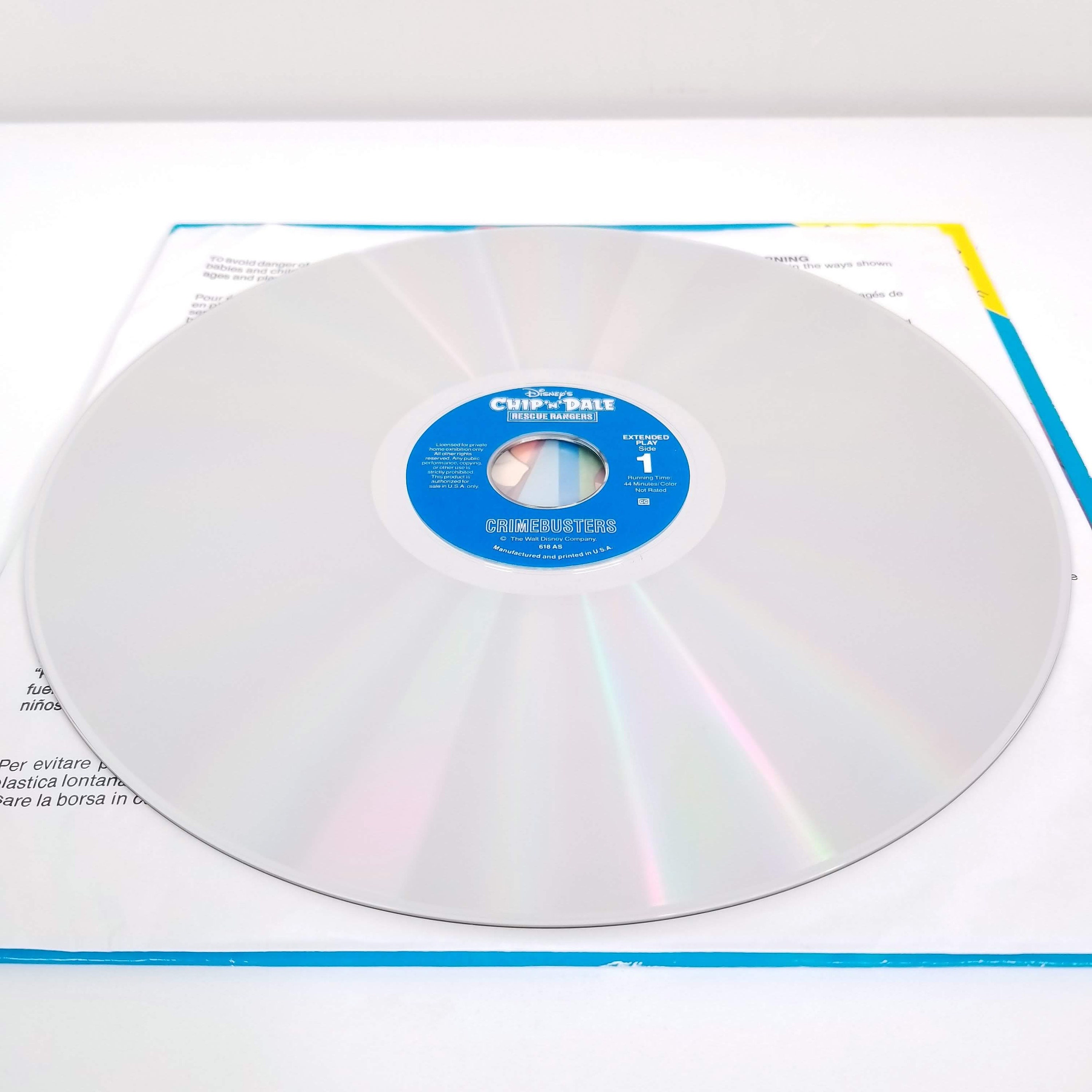 Disney Double Feature Laserdiscs: Ducktales / Chip N Dale / Song South ...