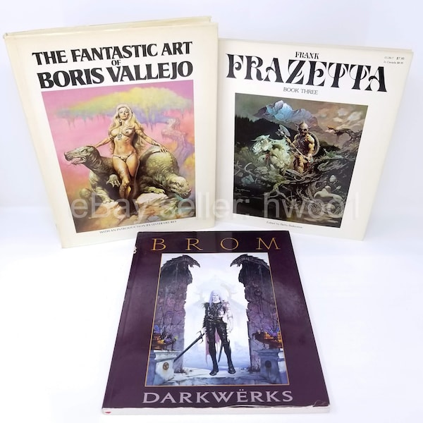 Boris Vallejo Frazetta Art Frank - Etsy
