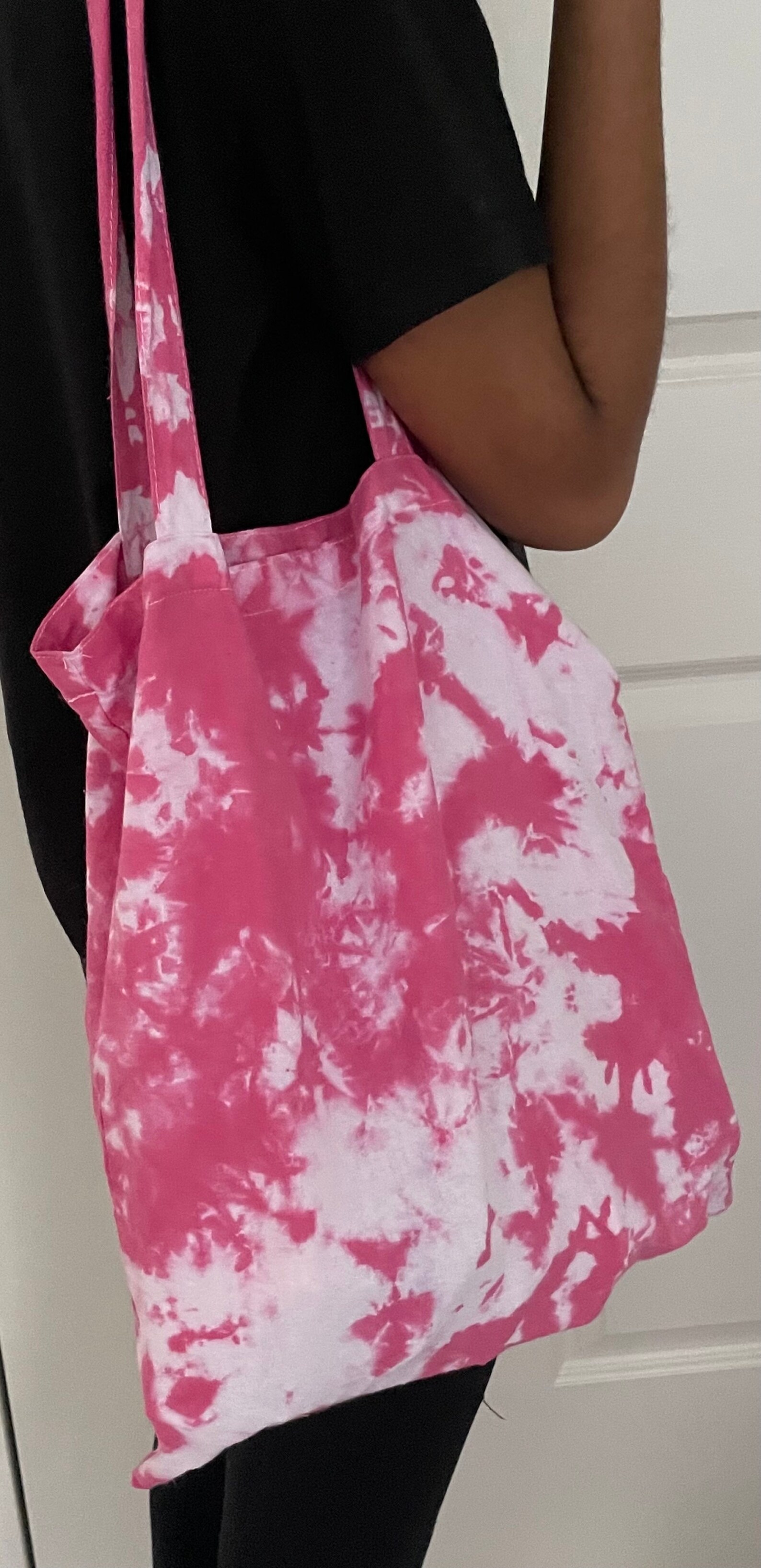 Custom Tie Dye Cotton Tote Bag - Etsy