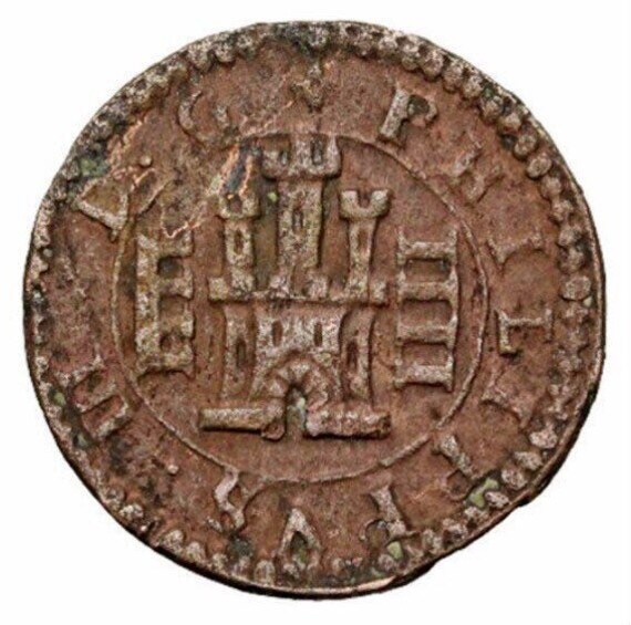 1598-1621 Philip 3rd of Spain 4 Maravedis Coin | Etsy