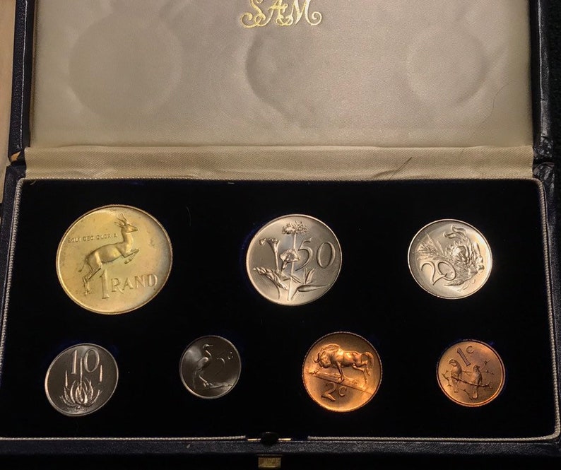 1965 South Africa Mint Set Original Packaging Silver Included - Etsy