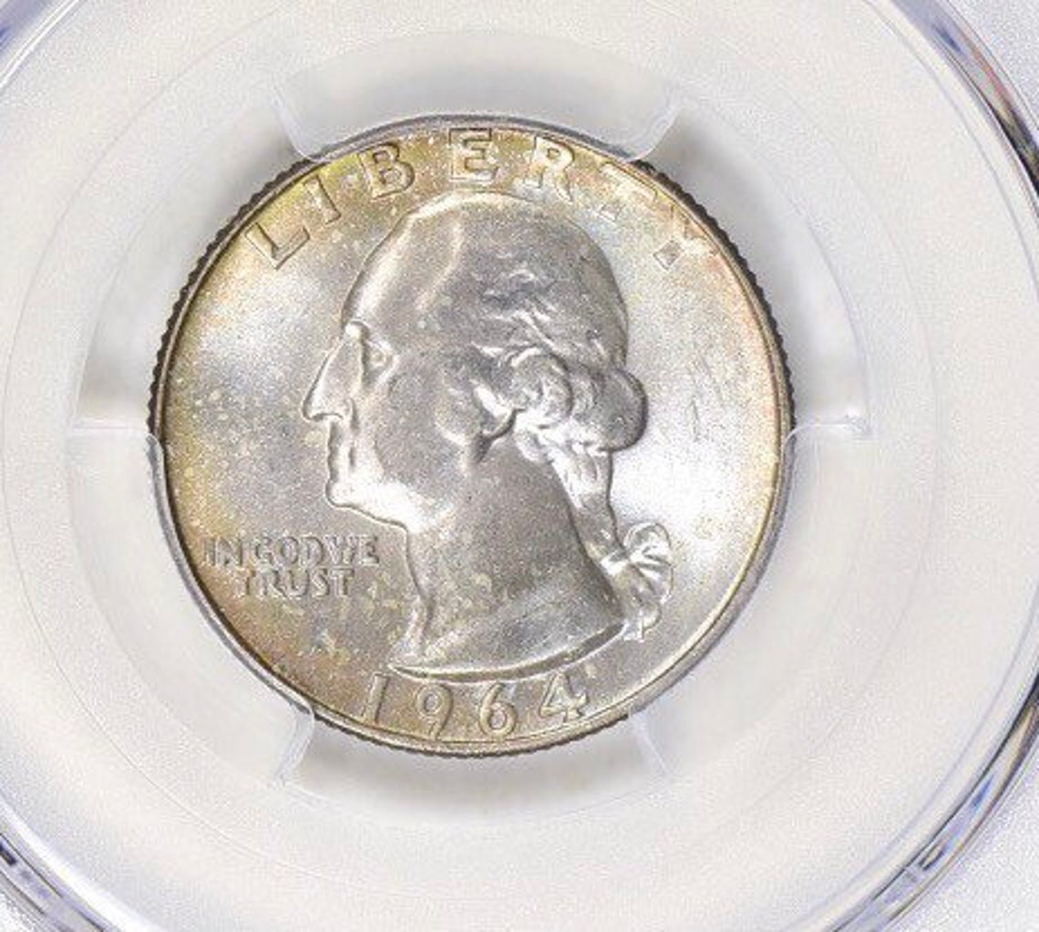 1964-D PCGS MS65 Washington Quarter - Etsy
