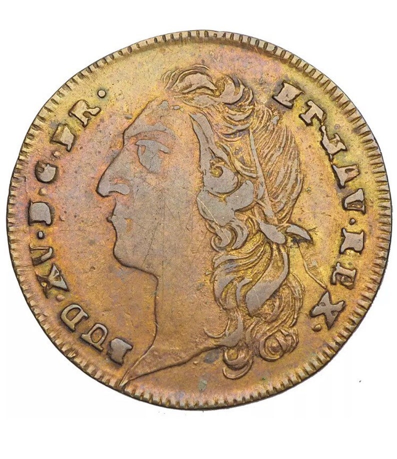 1715-1774 Louis XV “the Beloved” French Jeton - Etsy