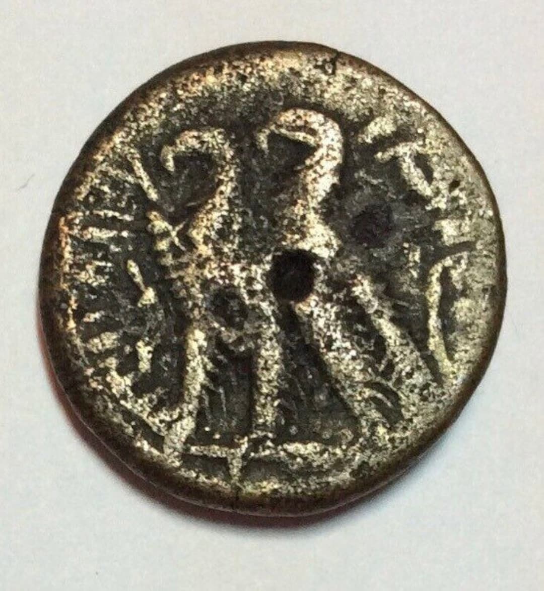 170-145 BC Ptolemy VI Double Eagle Coin / Ptolemaic Kings of Egypt ...