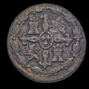 1782 Spain Carlos 3rd, 4 Maravedis Coin - Etsy