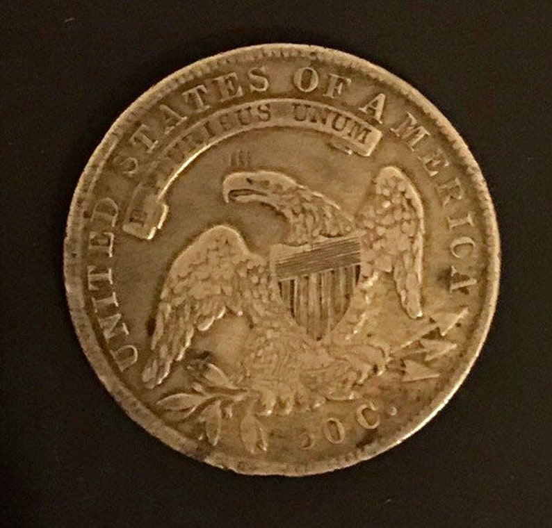 1835 Capped Bust Half Dollar Coin - Etsy