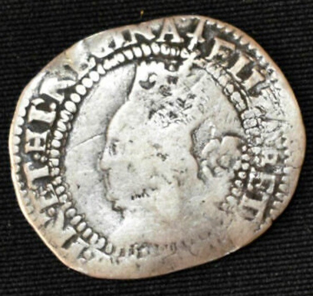 1582 Elizabeth I Threepence, Fifth Issue, London, Mm Sword, S-2573, N ...