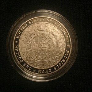 US Mint Issued Benjamin Franklin Proof Silver Dollar - COA and All Mint ...