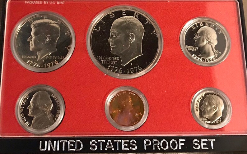 Toned 1976-S United States Proof Set / Bicentennial Proof Set | Etsy