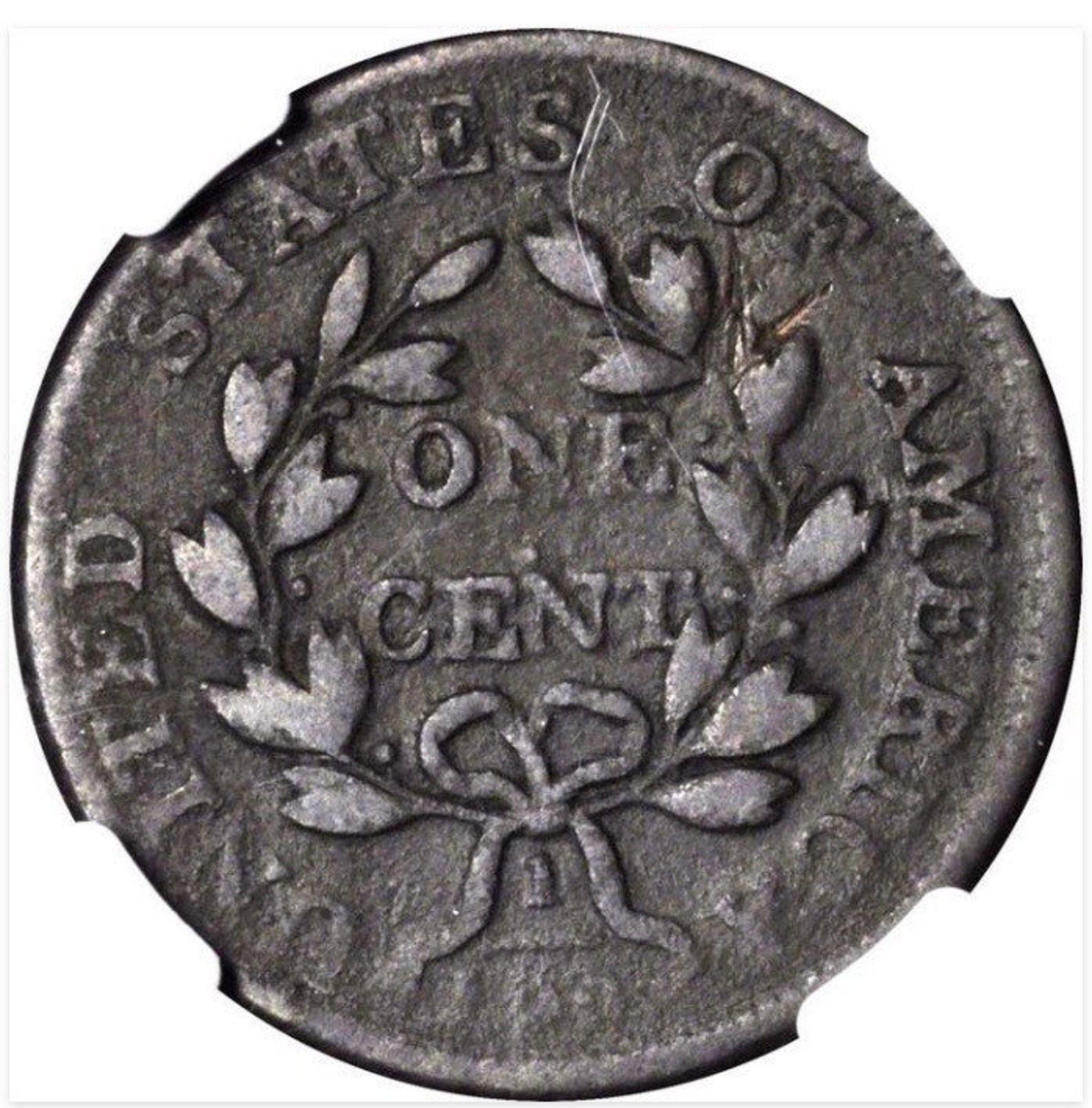 NGC Certified 1802 Stemless Wreath Draped Bust Large Cent Graded VG ...