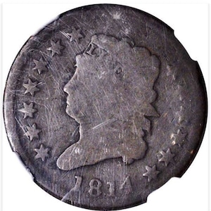 NGC Certified 1814 plain 4 Classic Head Large Cent S-295 the Last ...