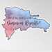 Dominican Republic Mission Trip Sticker Vinyl Sticker - Etsy
