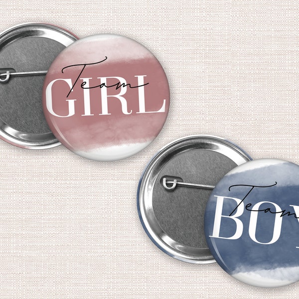 Gender Reveal Button - Etsy