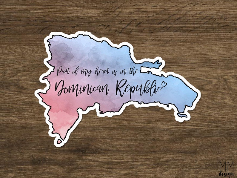 Dominican Republic Mission Trip Sticker Vinyl Sticker | Etsy