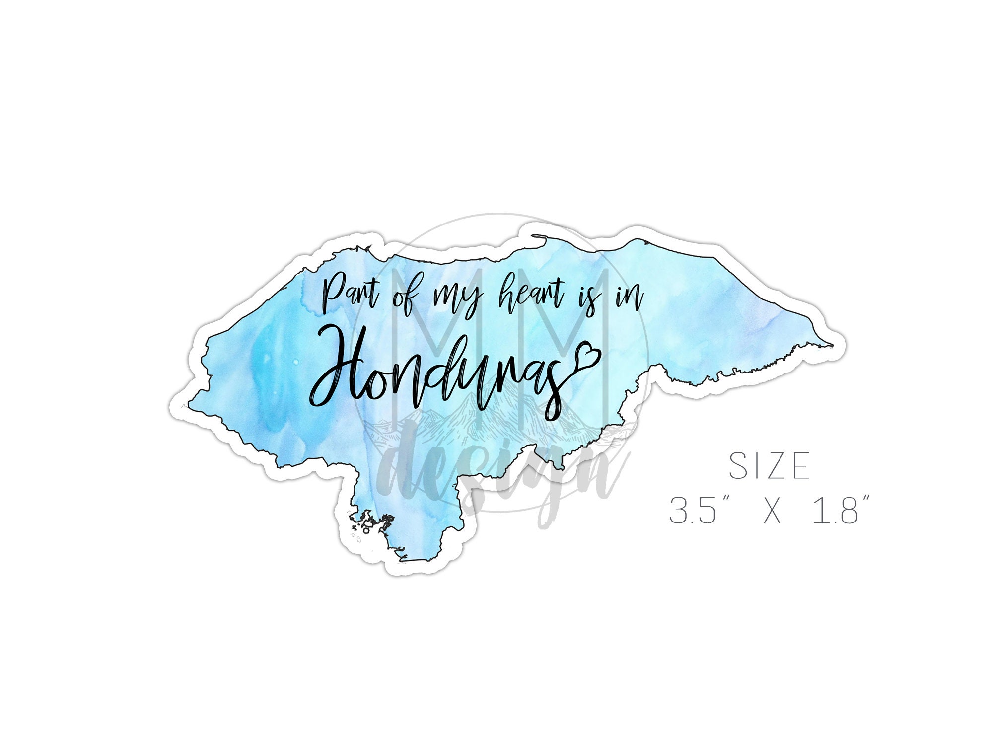 Honduras Mission Trip Sticker laptop sticker laptop decal | Etsy