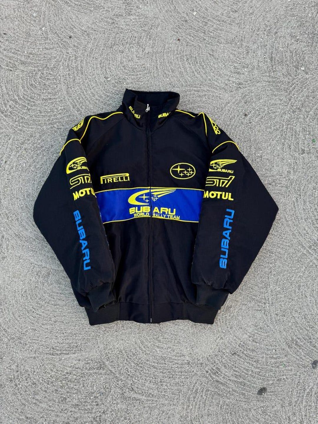 Racing Jacket Subaru F1 Black Bomber Jacket, Rare Style Streetwear ...
