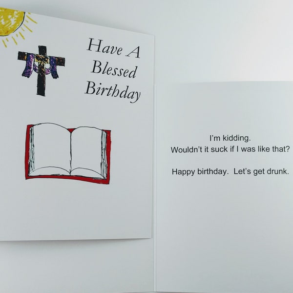 Funny Religious Birthday Cards - Etsy