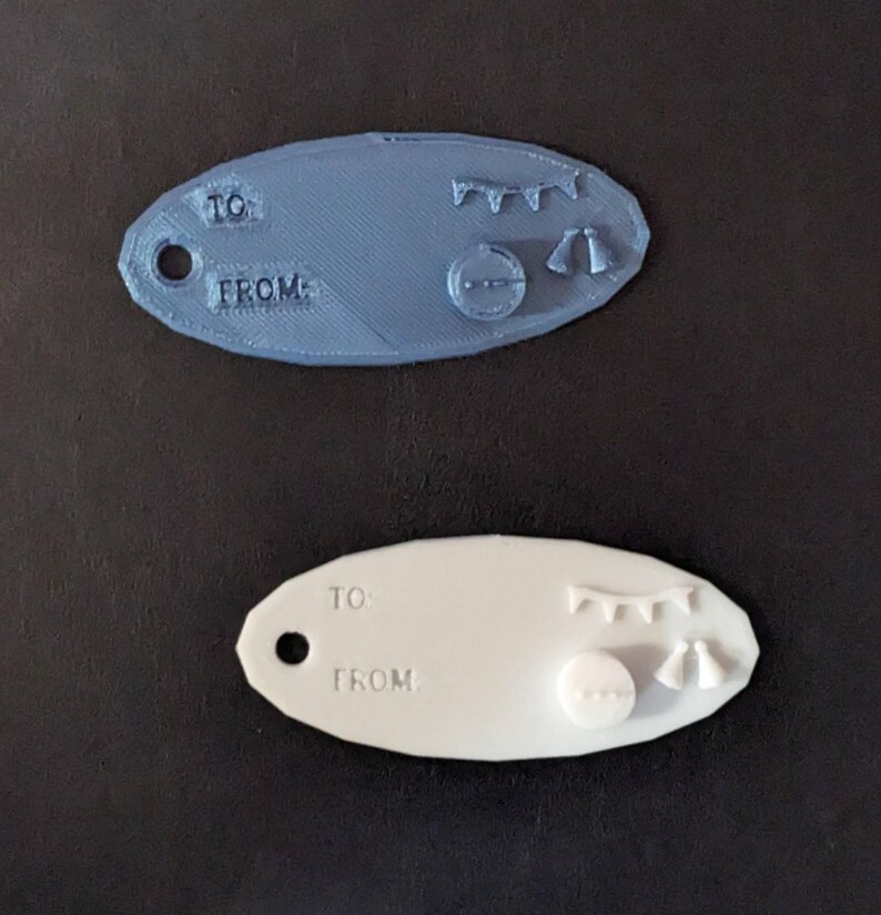 Gift Tag STL - Kids Birthday Gift Tag 3D Printer File - Download .stl ...