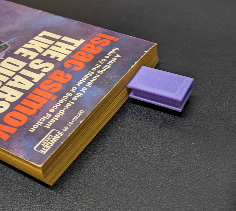 Stl File Book Bookmark 3D Print Instant Download .stl Print File Unique ...