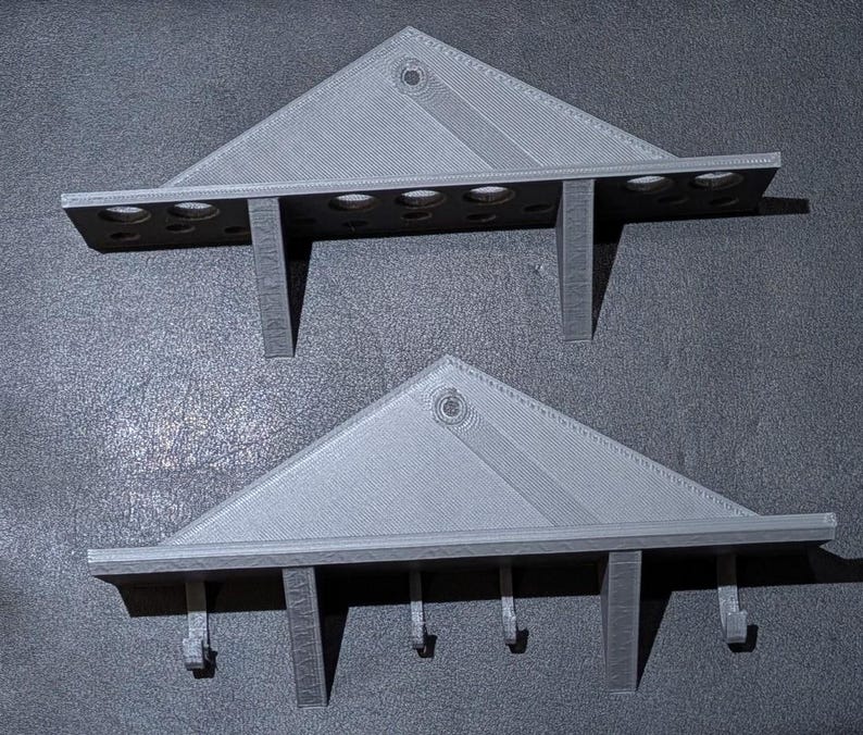 STL Tool Shelves: 3D Printer Files, Hanging Wall Shelf (no Supports ...
