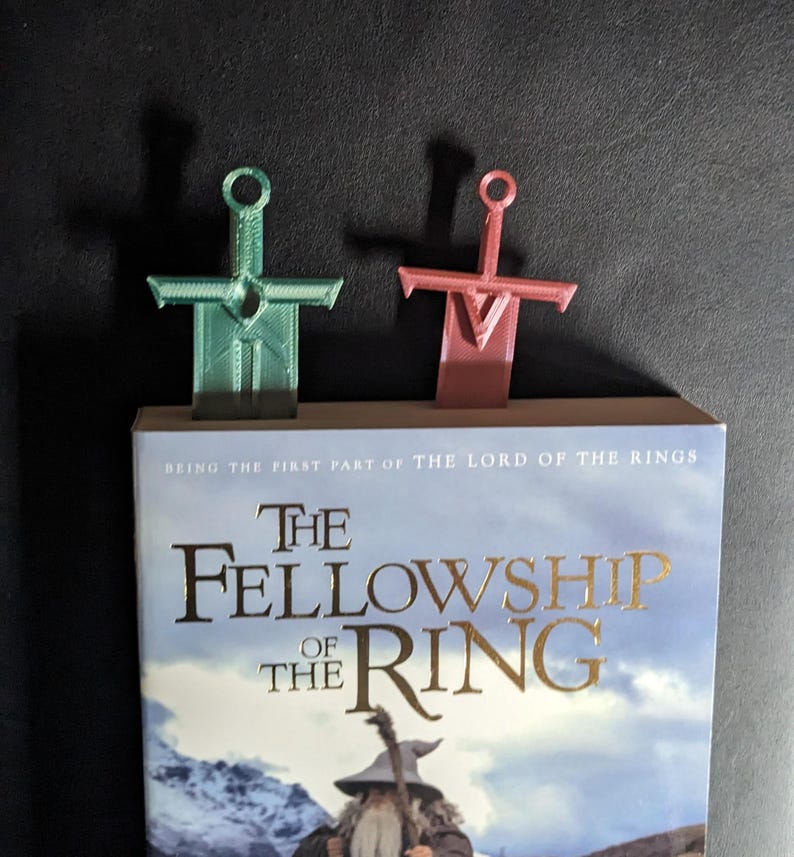 3D Printable Bookmarks Set Sword, Robot, Guitar & More STL Files for ...