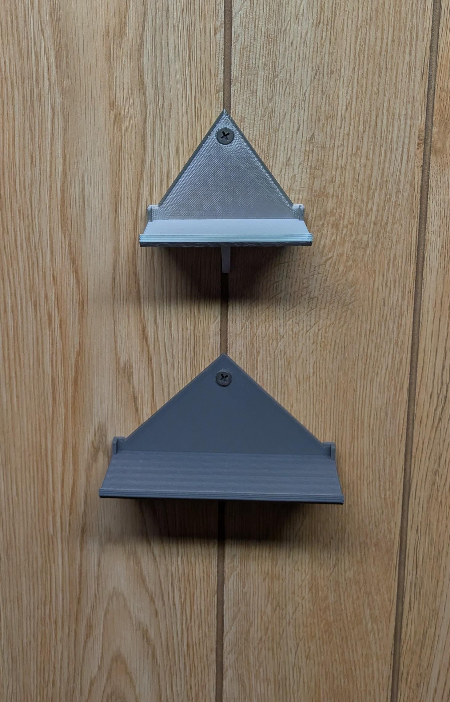 3D Printer Wall Shelf STL File: Minimalist Hanging Shelves - Easy / No ...