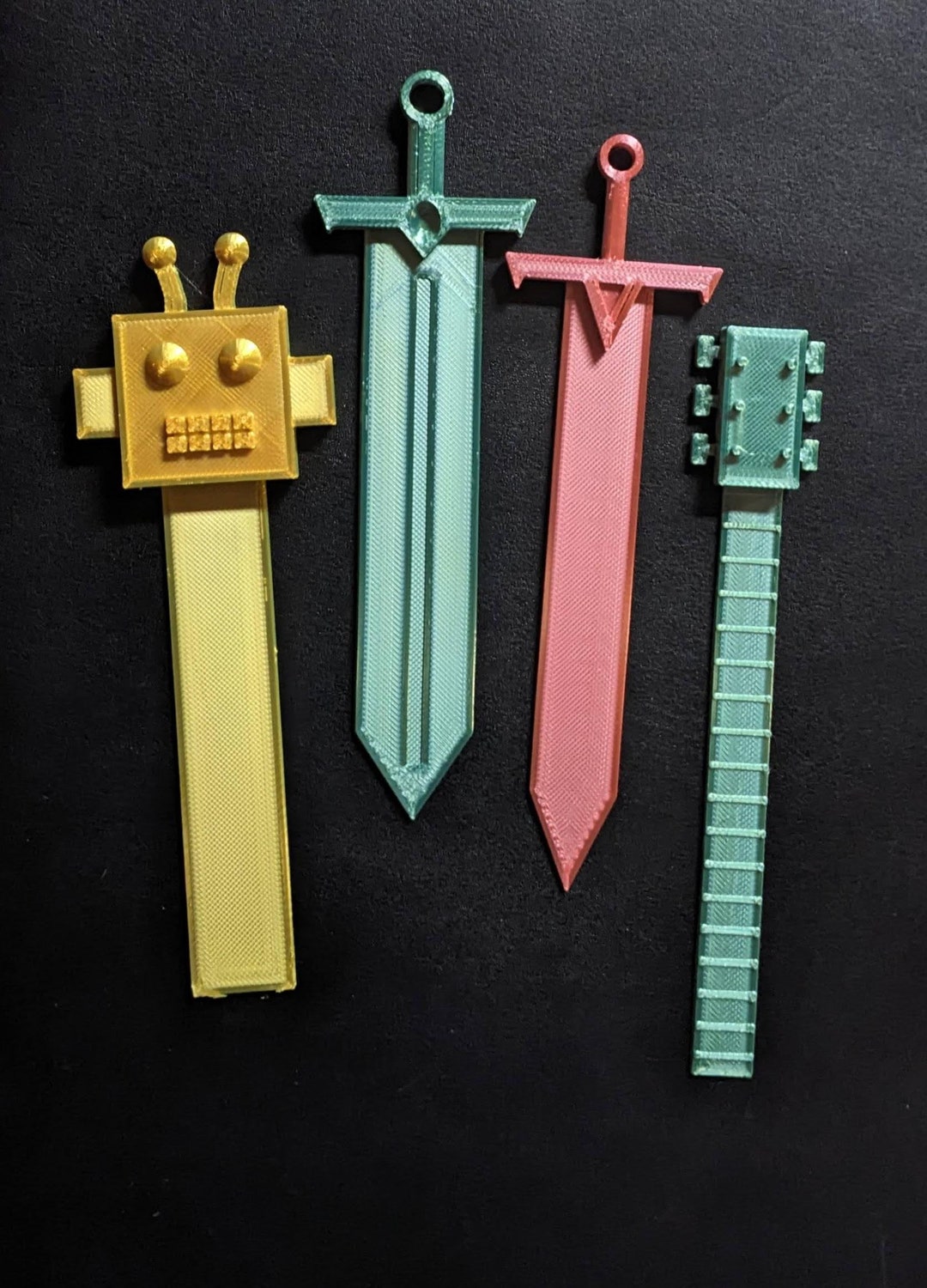 Bookmarks Large Swords Robot Guitar 3D Print Stl Files Bundle Lot Set ...