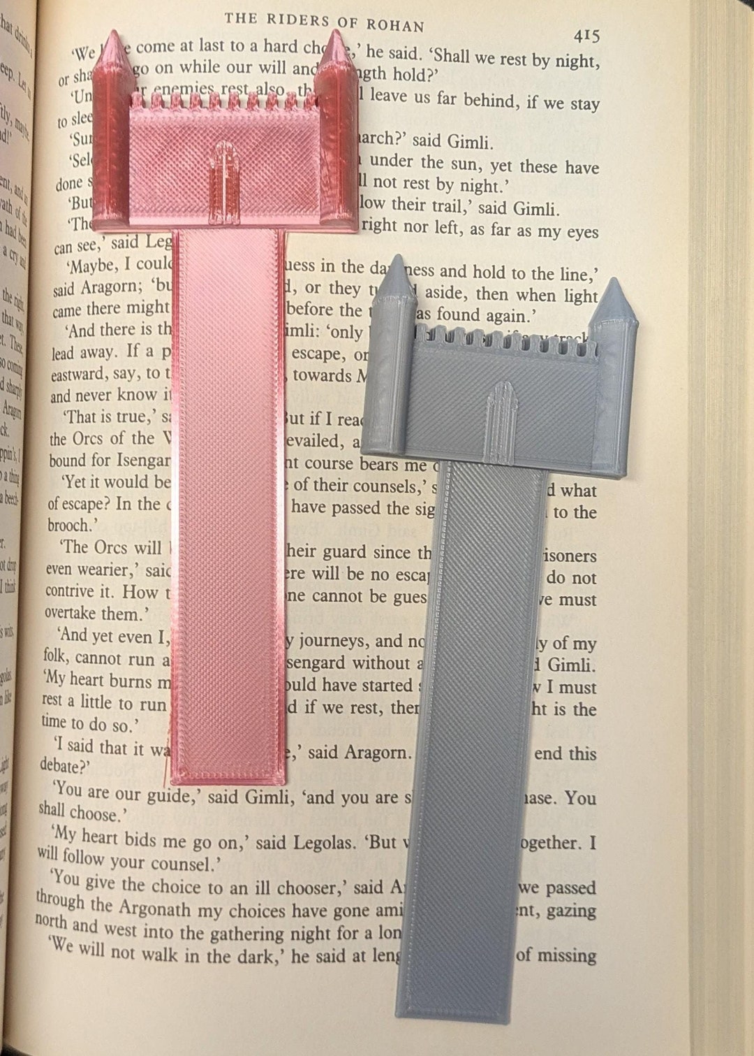 Castle Bookmark 3D Printer STL File: Medieval Fantasy (digital Download ...