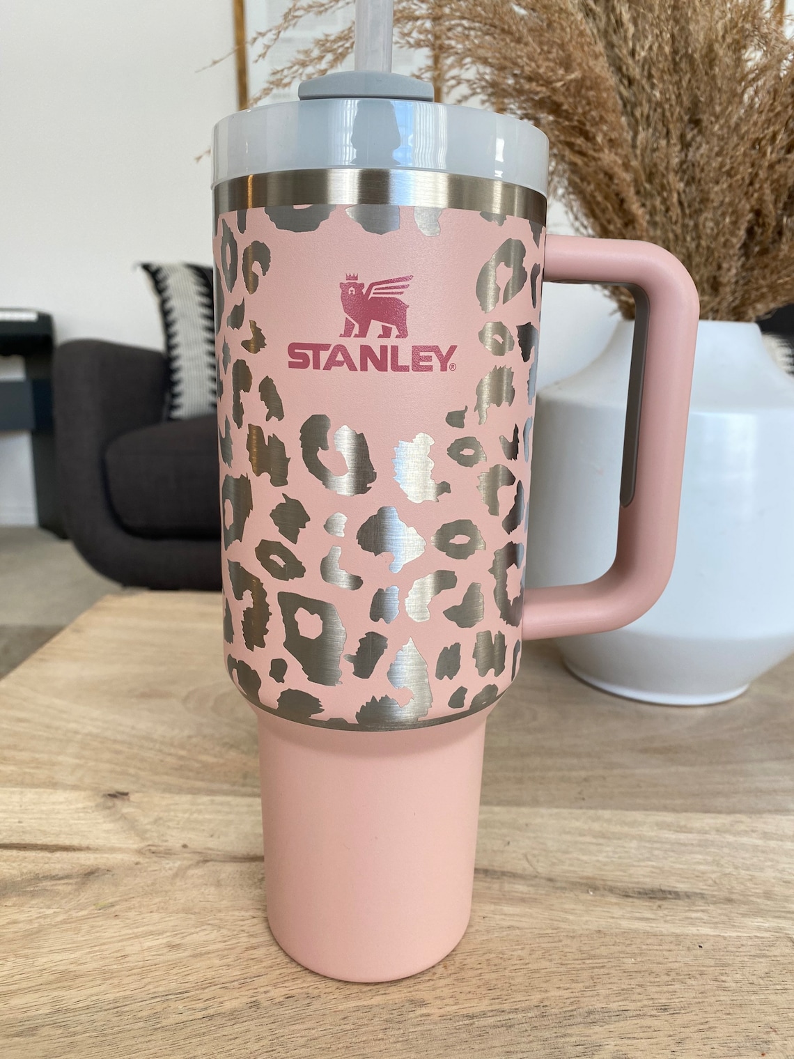 Leopard Print Engraved Stanley Adventure Quencher 40oz Tumbler Etsy