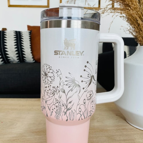 Butterlies Engraved Stanley Adventure Quencher 40oz Tumbler Etsy