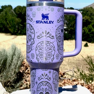 Sugar Skulls Stanley Adventure Quencher 40 Oz Tumbler - Etsy