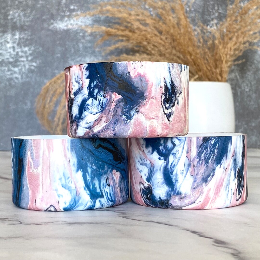 CHAMBRAY MARBLE Silicone Boot for Stanleys 20oz-40oz - Etsy