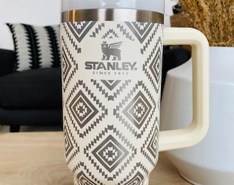 40oz Stanley Tumbler Aztec Southwestern Stanley Tumbler Engraved ...