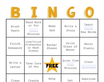 Task Bingo - Etsy