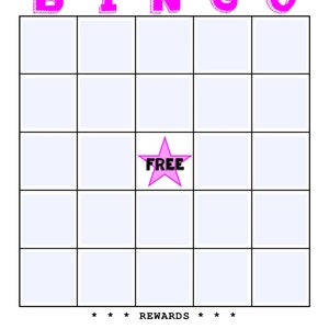 Editable Activity BINGO Cards | Daily Task Management | Chore Chart ...