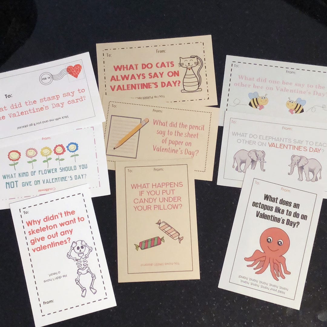 My Funny Valentines: Joke/riddle Valentines - Etsy