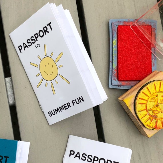 Passport to Summer Fun Summer Activity Booklet Family Fun - Etsy