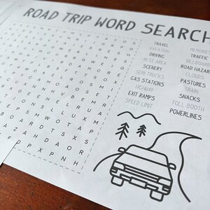 US Road Trip Activity Bundle | Car BINGO | Travel Games | Printables - Etsy