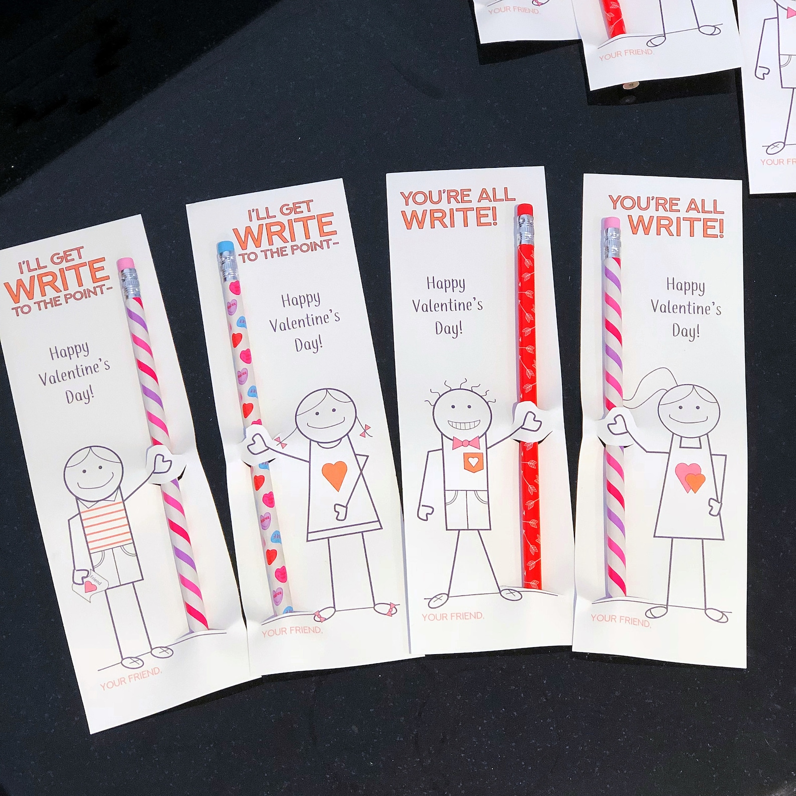 Pencil Holder: Valentine Combo - Etsy