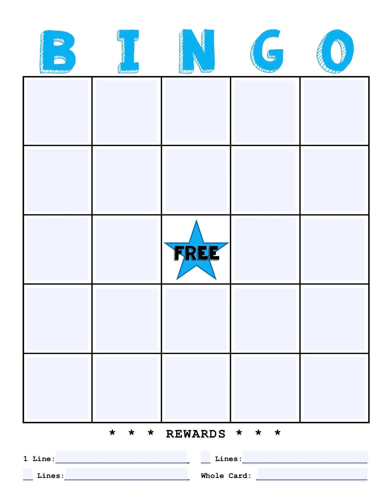 Editable Activity BINGO Cards | Daily Task Management | Chore Chart ...