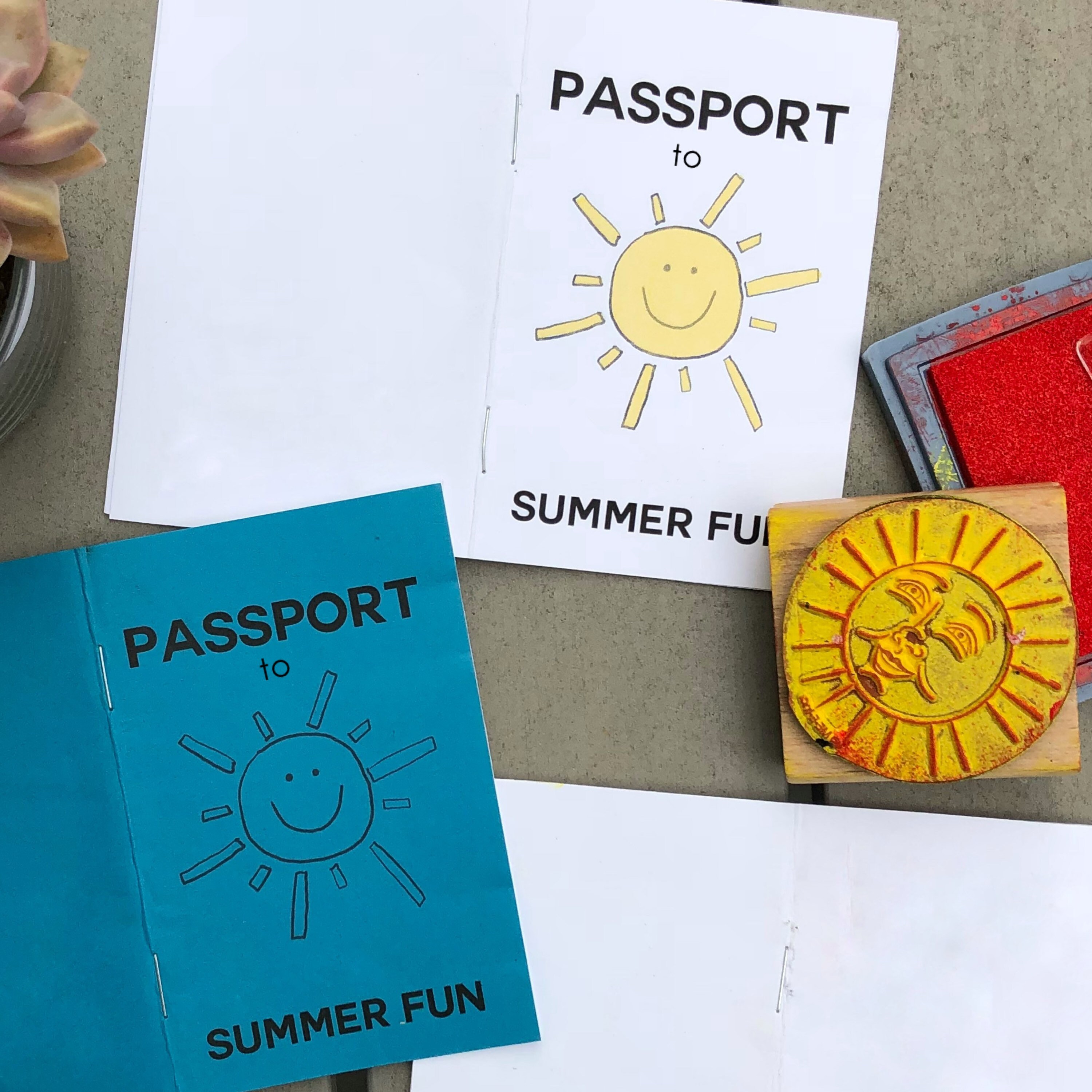 Passport to Summer Fun Summer Activity Booklet Family Fun Ideas for ...