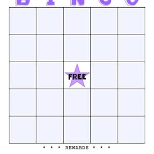 Editable Activity BINGO Cards | Daily Task Management | Chore Chart ...
