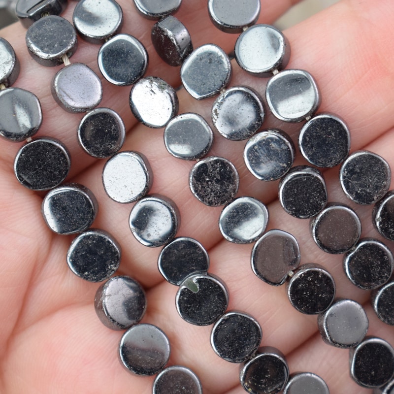 Flat Round Beads - Etsy